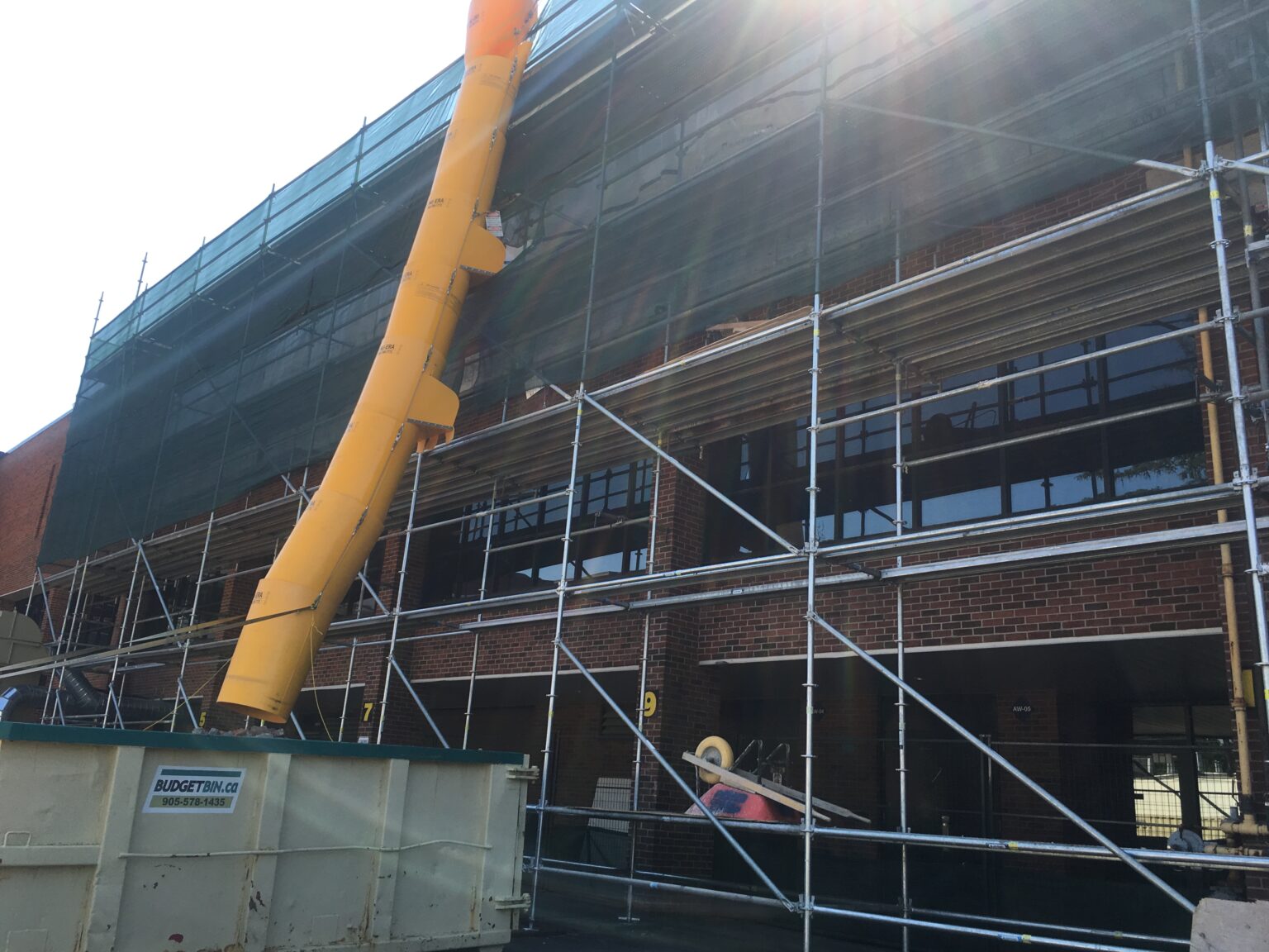 Garbage Chutes - Metro Scaffolding Services LTD.